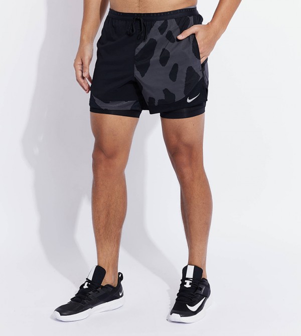 Buy Nike Dri Fit Flex Stride Active Shorts In Black | 6thStreet UAE