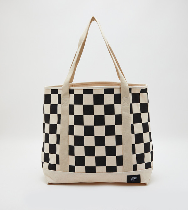 Buy Vans PERGS Checkerboard Tote Bag In White | 6thStreet UAE