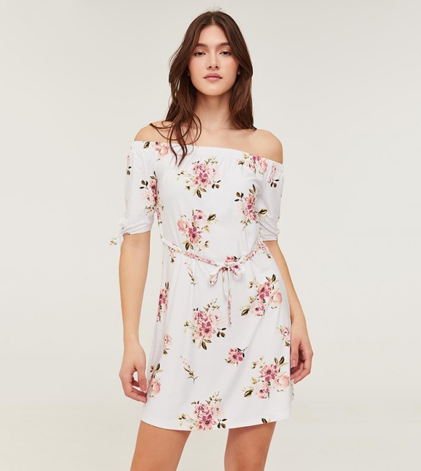 Buy Ardene Casual Dress In White | 6thStreet Saudi Arabia