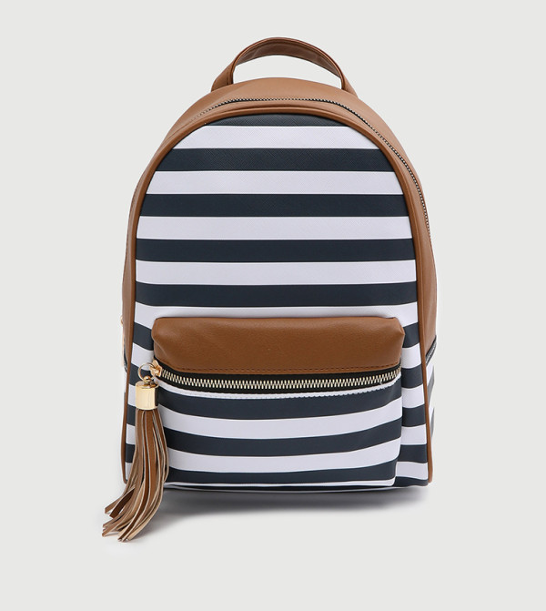 Buy Ardene Faux Leather Backpack In Brown | 6thStreet Qatar