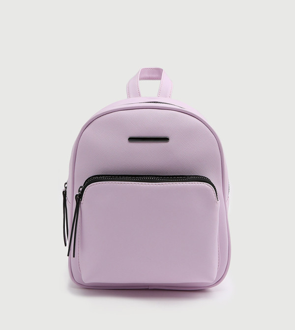 Buy Ardene Faux Leather Backpack In Purple | 6thStreet Saudi Arabia