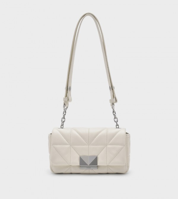 اشتري بيدرو شنطة كروس بادي مبطنة بلون لون طبشوري | 6ستريت المملكة ...