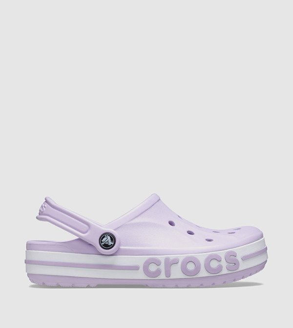 Buy Crocs Bayaband Back Strap Clogs In Lavender | 6thStreet UAE