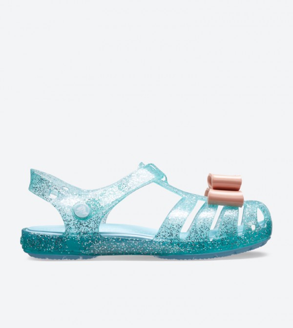Buy Crocs Isabella Bow Sandals Blue 205382 4O9 In Blue | 6thStreet Bahrain