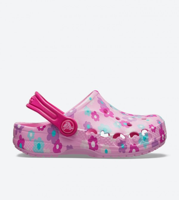 Buy Crocs Baya Seasonal Graphic Clogs Pink 205484 6I2 In Pink ...