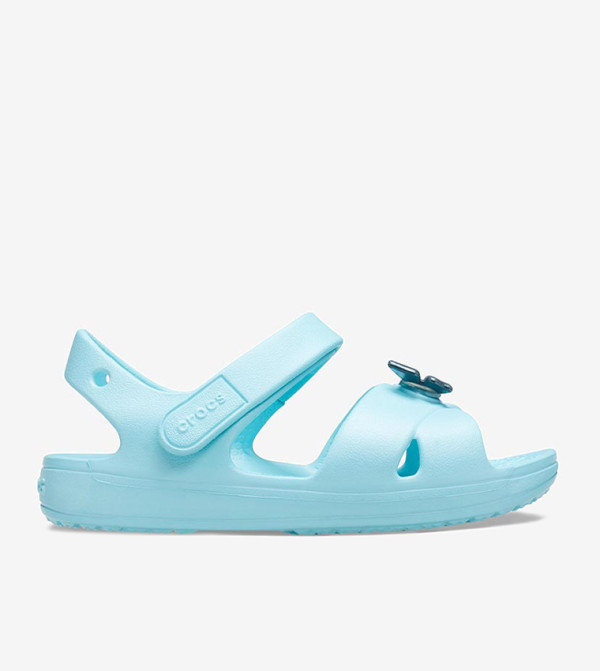Buy Crocs Classic Butterfly Details Velcro Closure Sandals Blue In Blue ...
