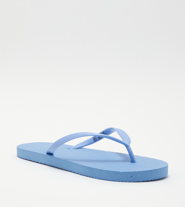 Buy Ardene Foam Open Toe Flip Flops In Blue | 6thStreet Qatar