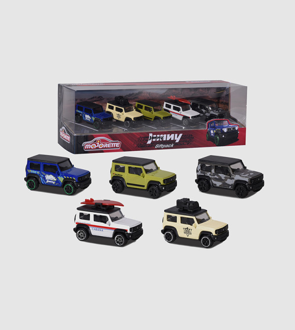 Buy MAJORETTE Suzuki Jimny 5 Pieces Gift Pack In Multiple Colors ...