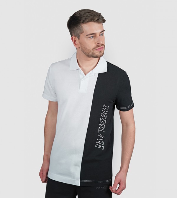 Buy Rasilan Lifestyle Basic Regular Fit T Shirt In White | 6thStreet ...