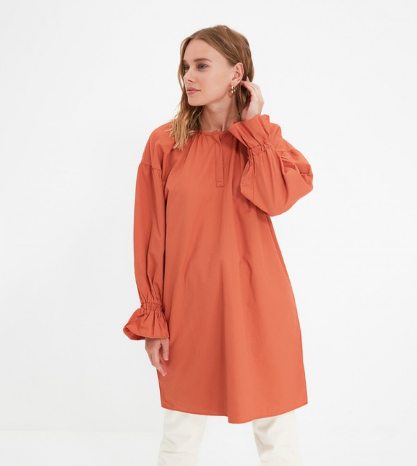 Buy Trendyol Tiered Frilly Tunic In Multiple Colors | 6thStreet Bahrain