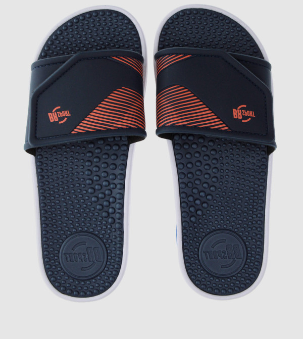 Buy BR SPORT PHOENIX Velcro Closure Slides In Blue | 6thStreet UAE
