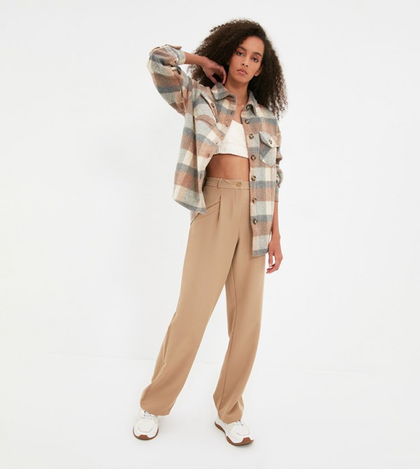 Buy Trendyol Color Double Jacket In Multiple Colors | 6thStreet Qatar