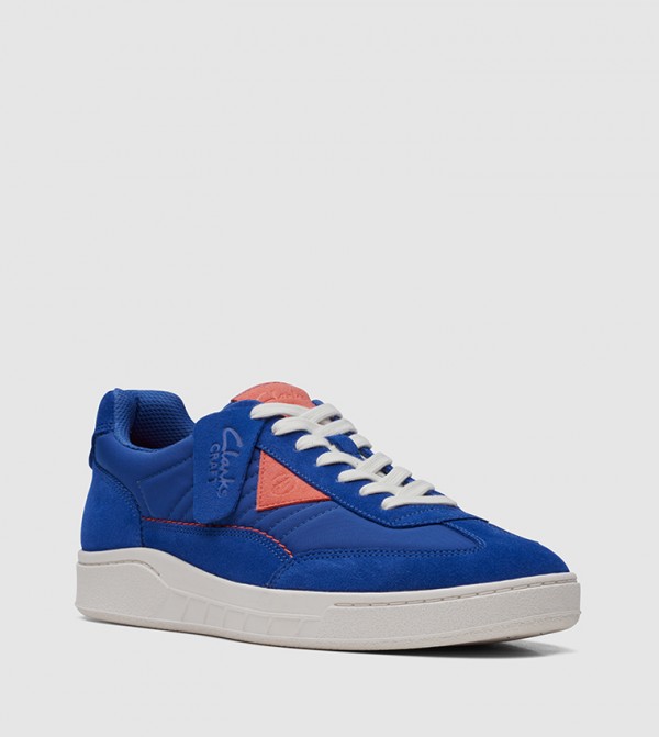 Buy Clarks Craft Rally Ace Low Top Sneakers In Blue | 6thStreet Qatar
