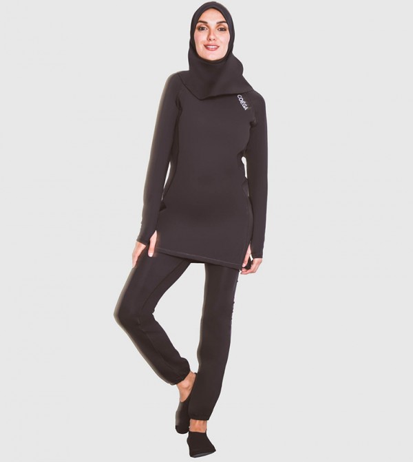 Buy Coega Sunwear 3Pc Islamic Suit In Black | 6thStreet Bahrain