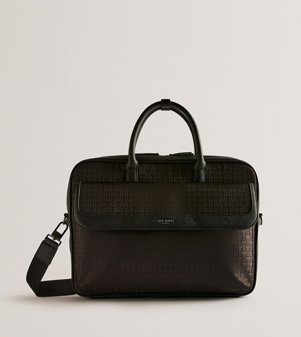 Buy Ted Baker TERANCE Textured Laptop Bag In Brown | 6thStreet UAE