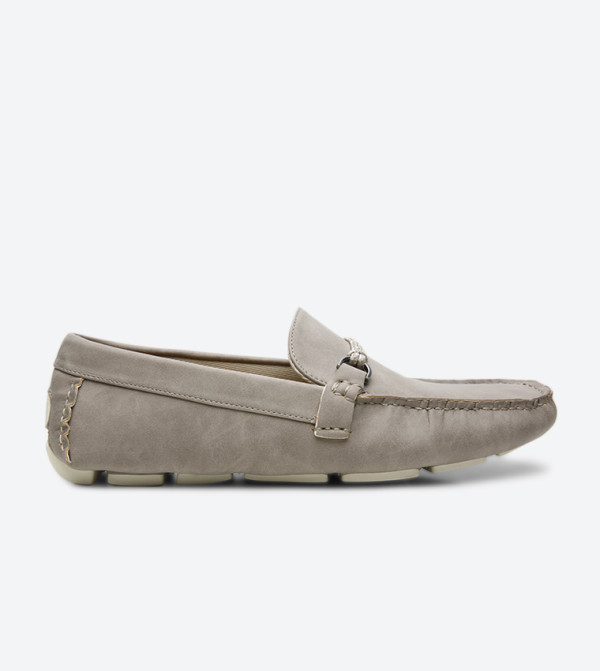Buy Call It Spring Haoelian Loafers Grey In Light Grey | 6thStreet Qatar