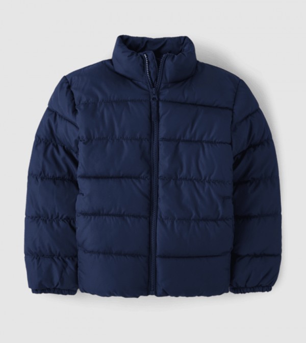 Buy The Children's Place Quilted Long Sleeves Puffer Jacket In Blue ...