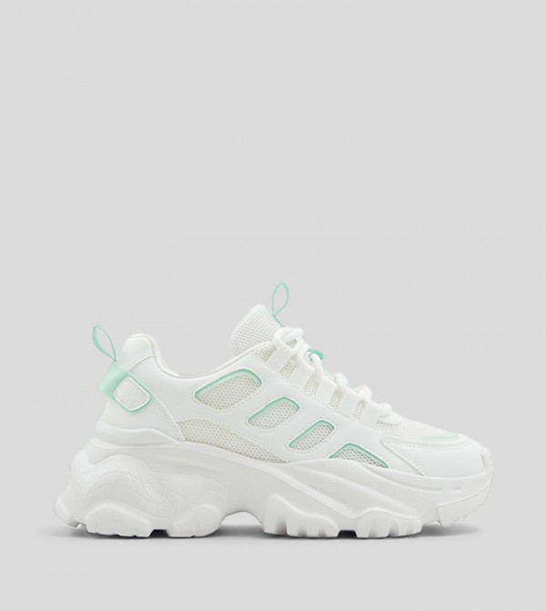 Buy Call It Spring EDENN Round Toe Chunky Sneakers In White | 6thStreet UAE