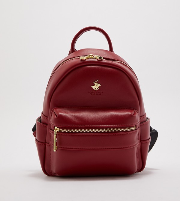 Buy Beverly Hills Polo Club Backpack Red In Red | 6thStreet Qatar