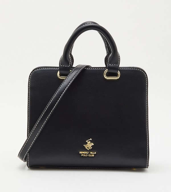 Buy Beverly Hills Polo Club Logo Detailed Handheld Bag In Black ...