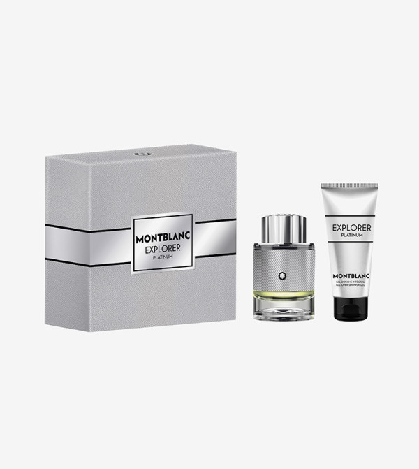Buy Mont Blanc Explorer Platium Gift Set (EDP 60 Ml And Shower Gel 100 ...