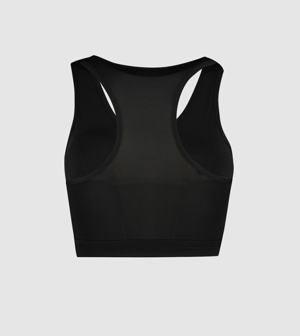 Buy Trendyol Back Cut Out Support Sports Bra In Black | 6thStreet Qatar