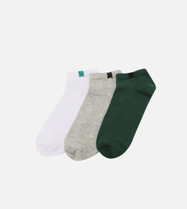 Buy Trendyol Pack Of 3 Socks In Multiple Colors | 6thStreet Kuwait