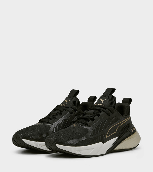 Buy Puma X Cell Action Molten Metal Running Shoes In Black | 6thStreet ...