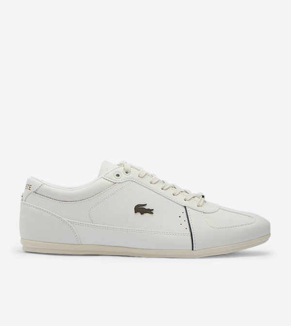 Buy Lacoste Evara Lace Up Closure Size Logo Details Sneakers White In ...