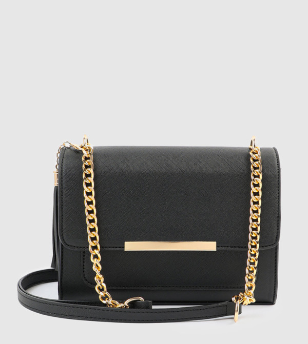 Buy Ardene Textured Crossbody Bag In Black | 6thStreet UAE