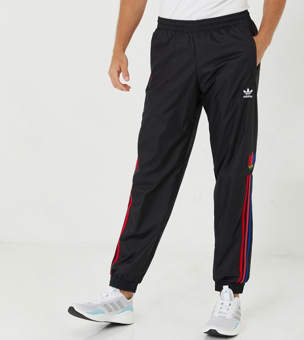 Buy Adidas 3d Trefoil 3 Stripes Track Pants Black In Black 6thstreet