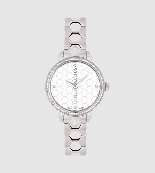 Buy Domoskenos Stainless Steel Domoskenos Watch In Silver | 6thStreet ...