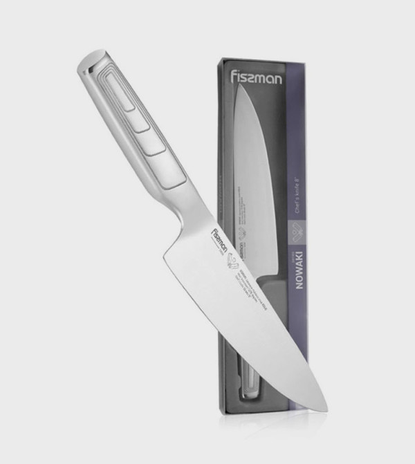 Buy Fissman Nowaki Series Chef Knife, 8" In Silver | 6thstreet UAE
