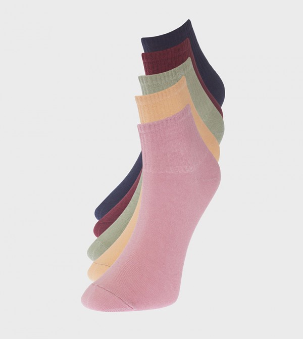 Buy Trendyol Pack Of 5 Socks In Multiple Colors | 6thStreet Saudi Arabia
