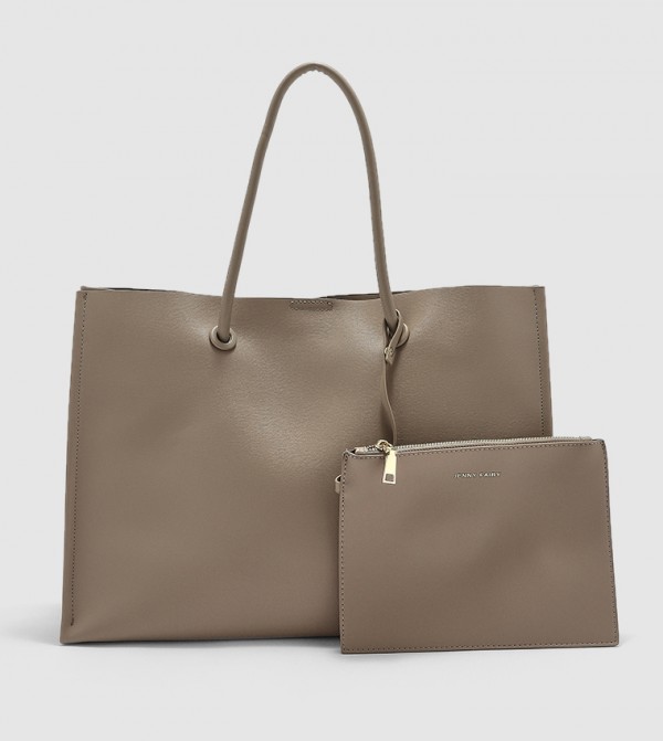 Buy Jenny Fairy @ CCC Clip Closure Handbag In Beige | 6thStreet Kuwait