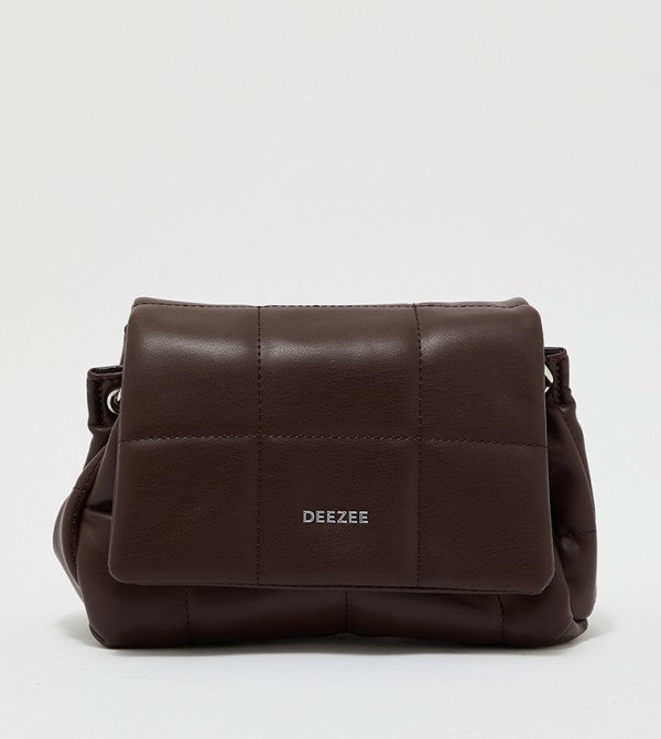 Buy DEEZEE @ CCC Zip Clouser Cross Body In Brown | 6thStreet Oman