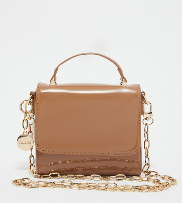 Buy Quazi @ CCC Essential Crossbody Bag In Brown | 6thStreet Oman