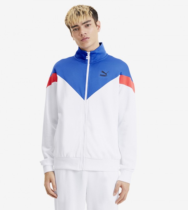 Buy Puma Iconic Mcs Track Jacket Pt White In White | 6thStreet Kuwait
