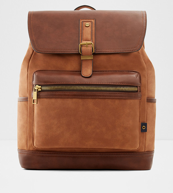 Buy Aldo Glilaviel Buckle Closure Front Pocket In Brown | 6thStreet UAE