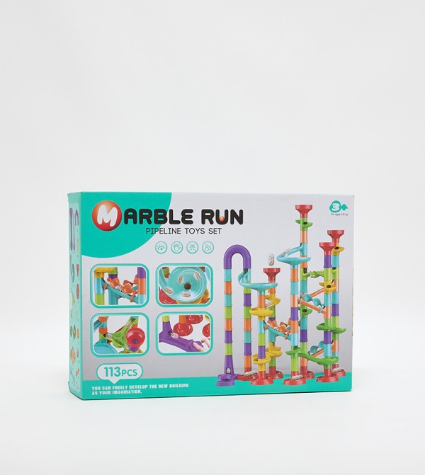 Buy R&B Kids 113 Piece FUN Marble Run Pipeline Toy Set In Multiple ...