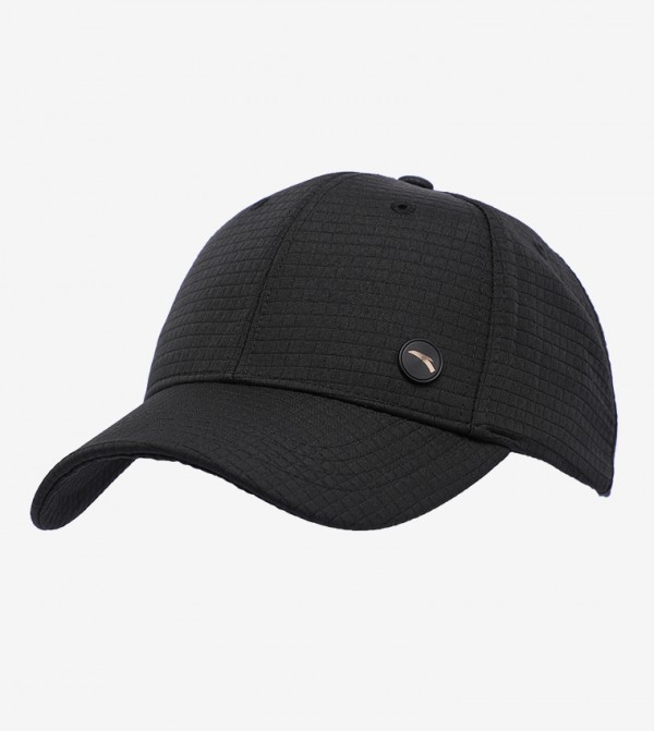 Buy Anta Sunbonnet Velcro Closure Cap Black In Black | 6thStreet Qatar
