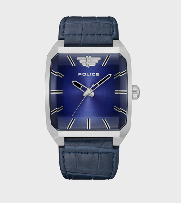 Buy POLICE OMAIO Square Dial Analog Watch (5 ATM) In Blue | 6thStreet UAE