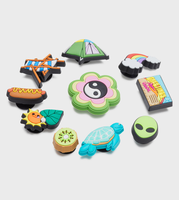 Buy Crocs Fun Fun In The Sun 10 Pack In Multiple Colors | 6thStreet UAE