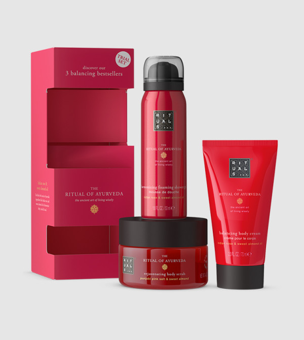 Buy Rituals Trial Set Ayurveda 2024 In Red | 6thStreet Saudi Arabia