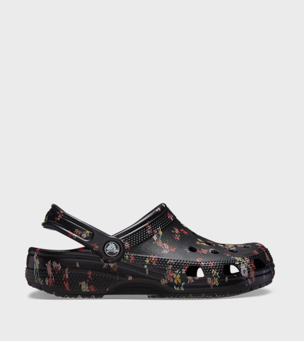 Buy Crocs Classic Ditsy Floral In Black | 6thstreet Saudi Arabia
