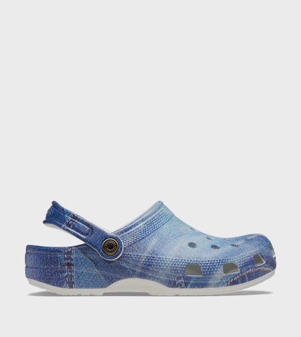 Buy Crocs Classic Denim Clog In Blue | 6thStreet UAE