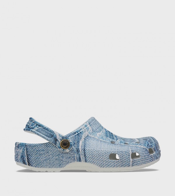Buy Crocs Classic Denim Clog In Grey | 6thStreet Saudi Arabia