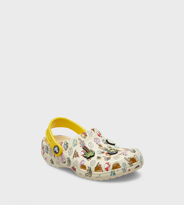 Buy Crocs Classic Spring Break Clog In Beige | 6thStreet Qatar