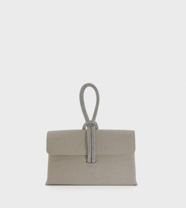 Buy Dune London BRYNIE Embellished Clutch In Gold | 6thStreet UAE