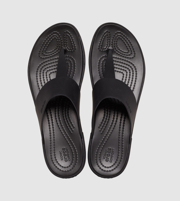 Buy Crocs Tulum Flip In Black | 6thStreet UAE